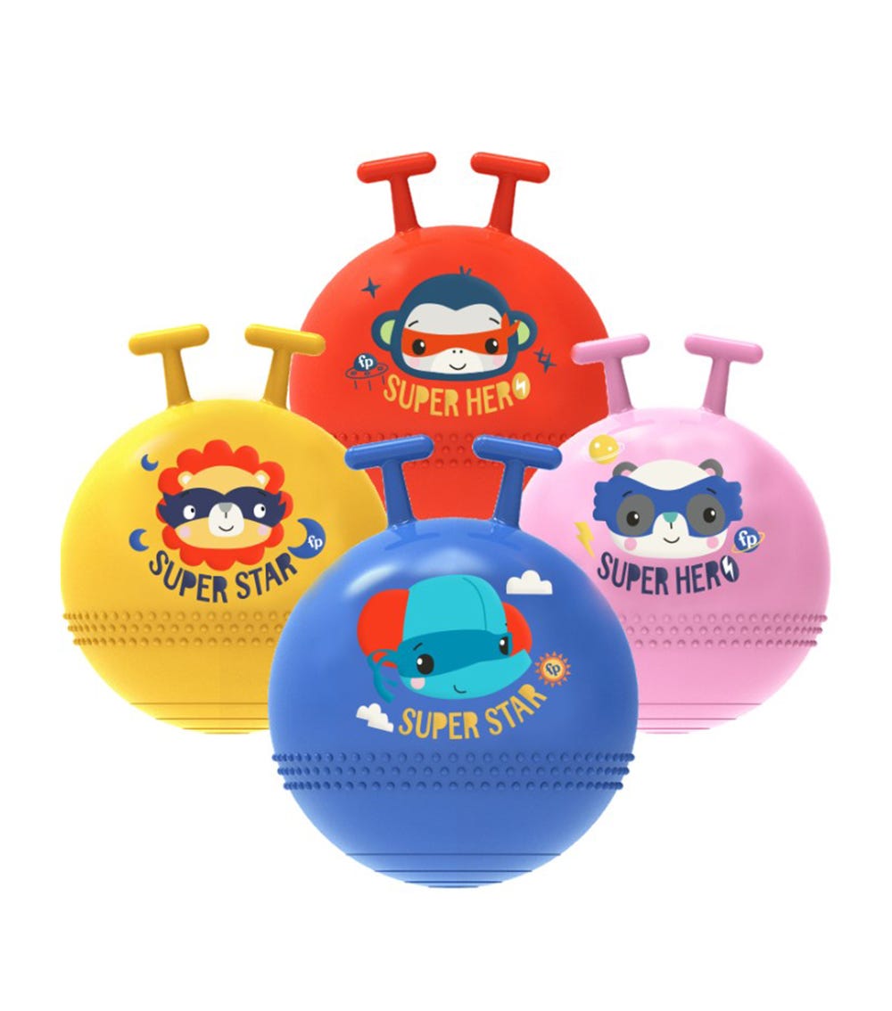FISHER PRICE Super Bouncy Ball 45Cm With Pump (3 Assorted) – toyemporiumkw